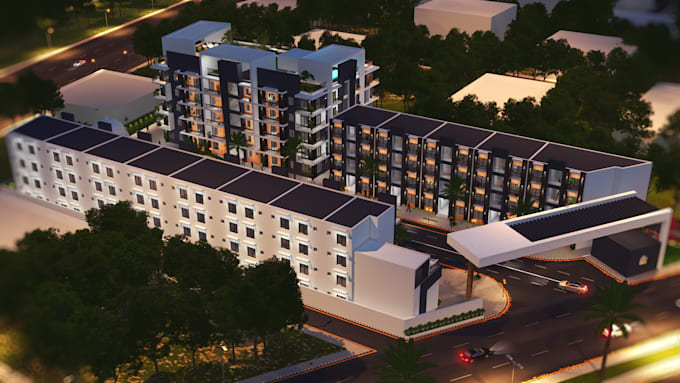 Create 3d animation, architecture, 3d model, rendering by Arrazazia | Fiverr