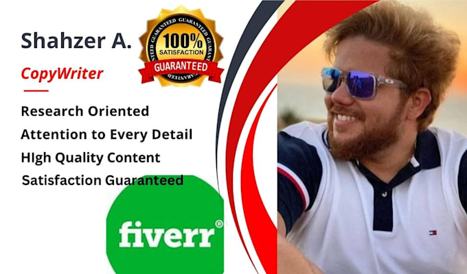 Do persuasive copywriting that sell more in less time by Shizzar | Fiverr