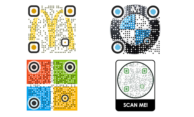 Create custom qr code designs in 3 hours by Atasentrk | Fiverr