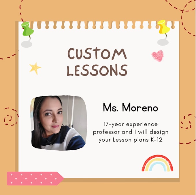 Design your teaching lesson k12 by Gabymoreno07 | Fiverr