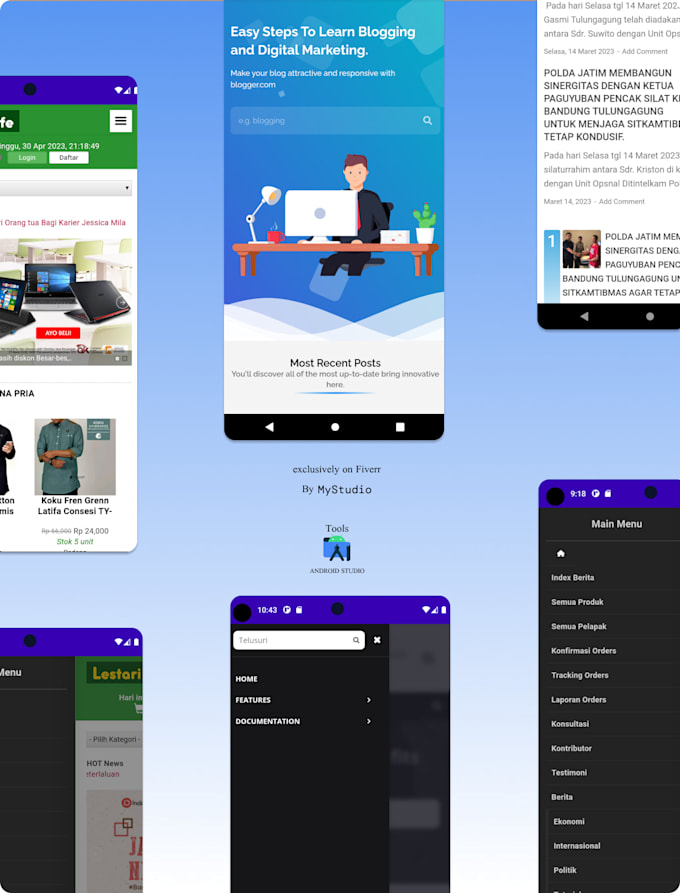 Convert your website to android app by Micohari | Fiverr