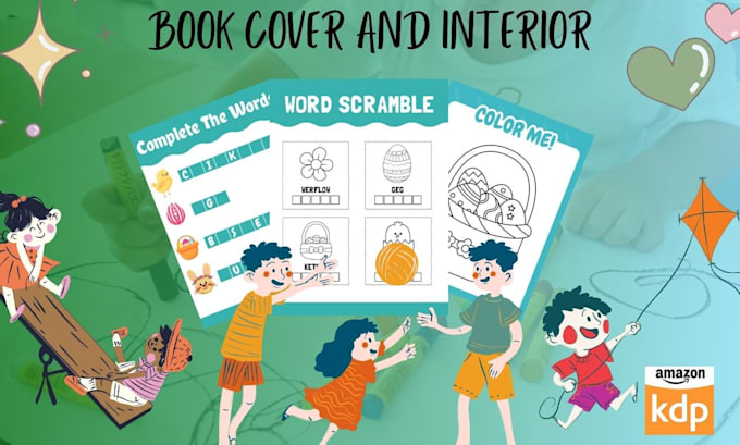 Design kindergarten workbooks, activity books and kids worksheets by ...