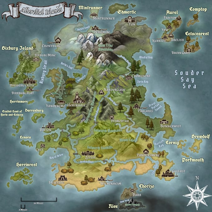 Create beautiful maps for ttrpgs and fantasy worldbuilding by Taschuk ...