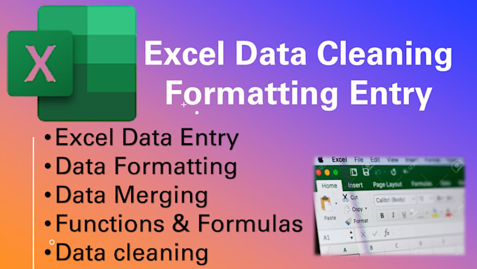 Do data cleaning organize data entry error free merge processing by Rimshaishaq92 | Fiverr