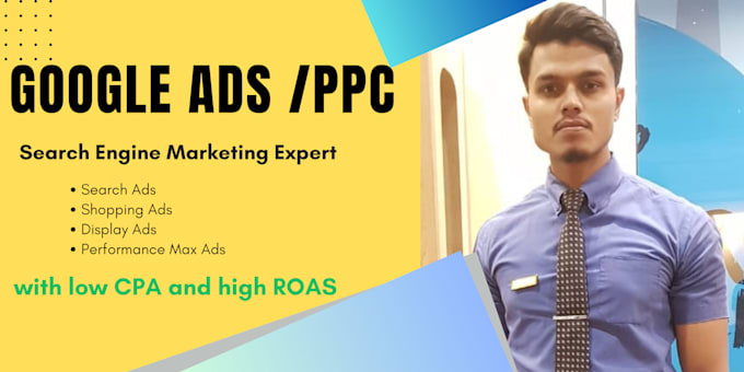 Setup and manage google ads ppc search ads shopping performance max ...
