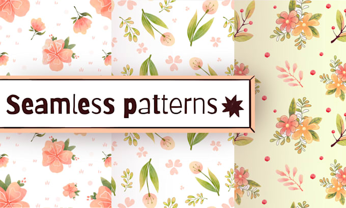 Create a unique seamless pattern design by Karinanechval | Fiverr