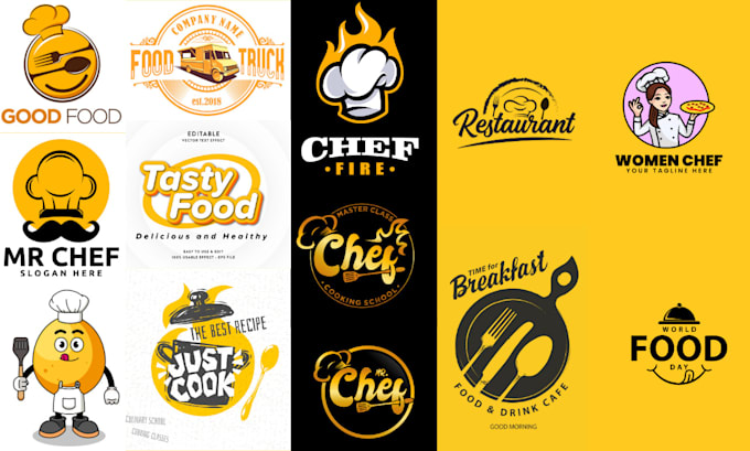 Creative food logo designs for your restaurant or catering business by ...