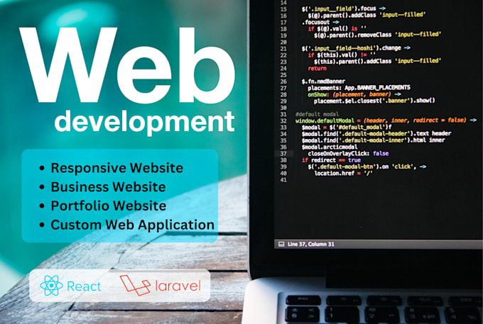 Develop custom website with laravel and react by Sarikaria | Fiverr Develop custom website with laravel and react by Sarikaria | Fiverr