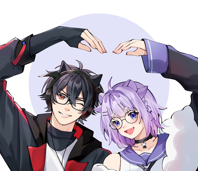 Draw ych couple icon by Udang_ | Fiverr