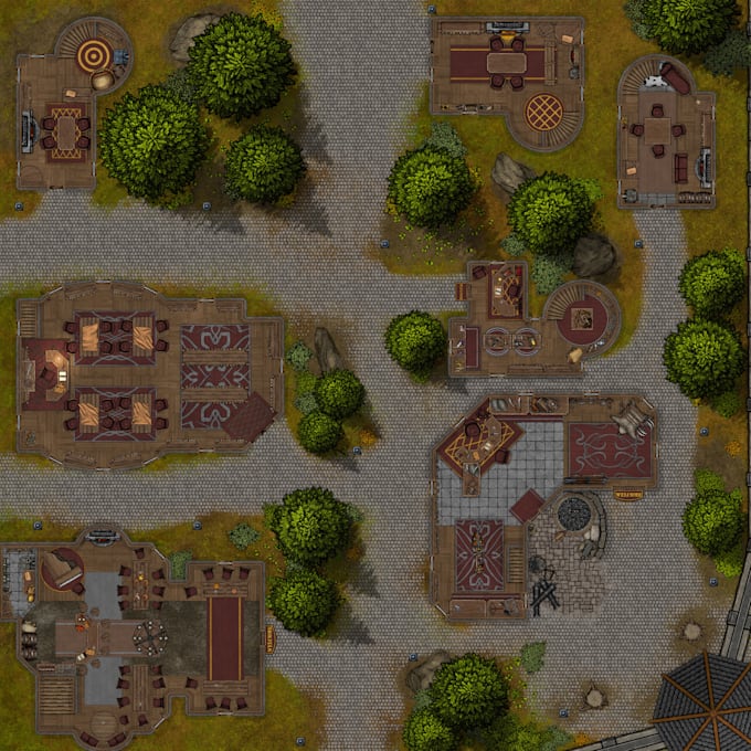 Create detailed dnd battle maps for your fantasy campaign by Ducjsm ...