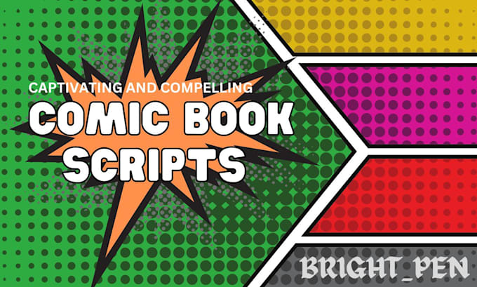 A comic book script, webtoon, webcomics, graphic novel, comic ...