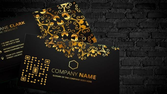 Design professional business card with qr code scan by Ilyasrec | Fiverr