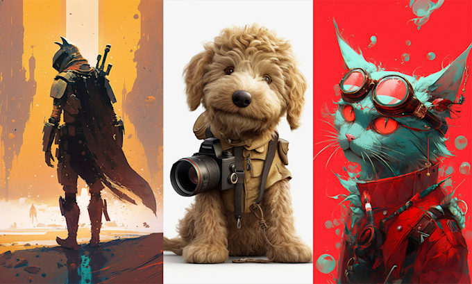 Use midjourney to create stunning ai concept art for you by Sama_graphics | Fiverr