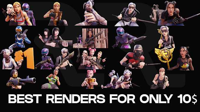 Create a hd 3d fortnite creative render by Ryadgfx | Fiverr
