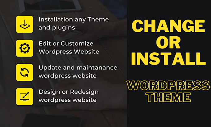 Change wordpress theme within hour by Mdool525 | Fiverr