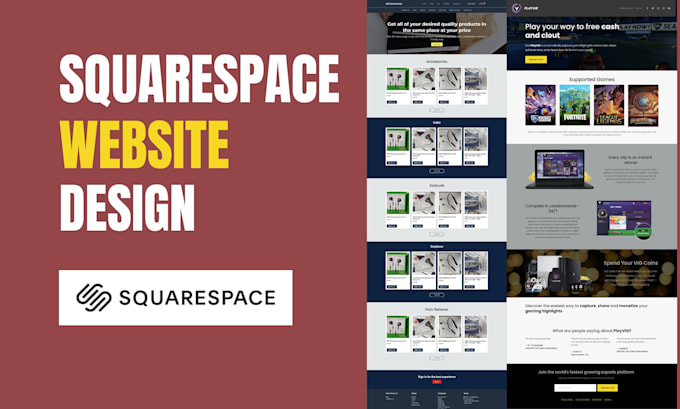 Build squarespace website design, redesign squarespace seo by Shakib_mahmud | Fiverr