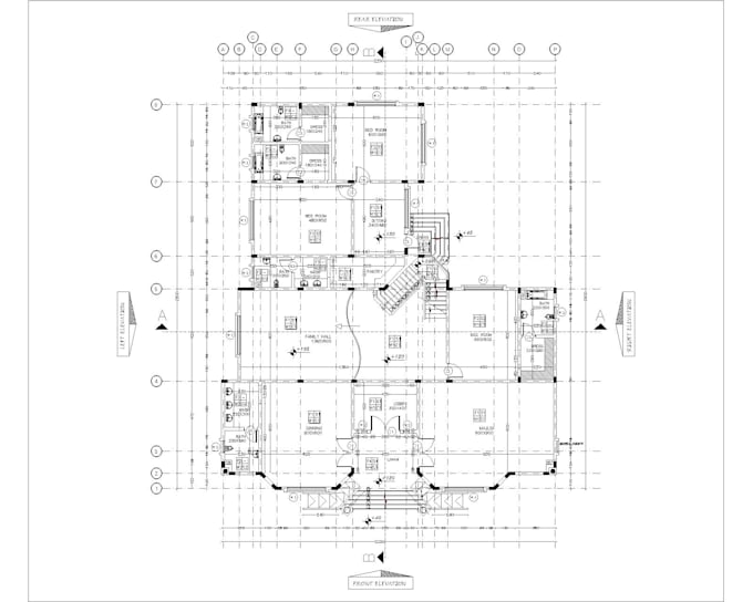 Create architectural and structural drawing in autocad by Atifshahz ...
