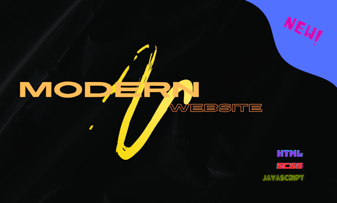 Develop a modern html css js website for you by Nikitalysenko1 | Fiverr