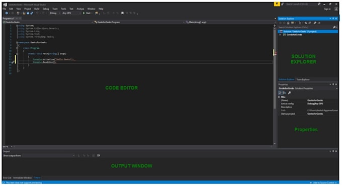 Create insertable functions or console applications for microsoft visual studio by ...