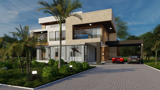 Produce photorealistic 3d renders of buildings by Owenkinyua | Fiverr