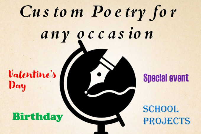 Create a custom and unique poem by Willhresumes | Fiverr