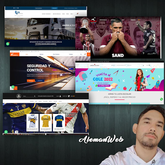 Design redesign and customize your wordpress website by Alemanweb | Fiverr