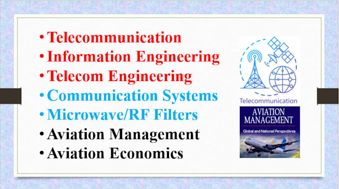 Assist you in electrical telecommunication semester projects by Khal ...