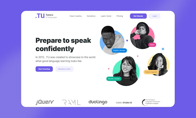 Design a modern landing page in figma by Kate_shch | Fiverr