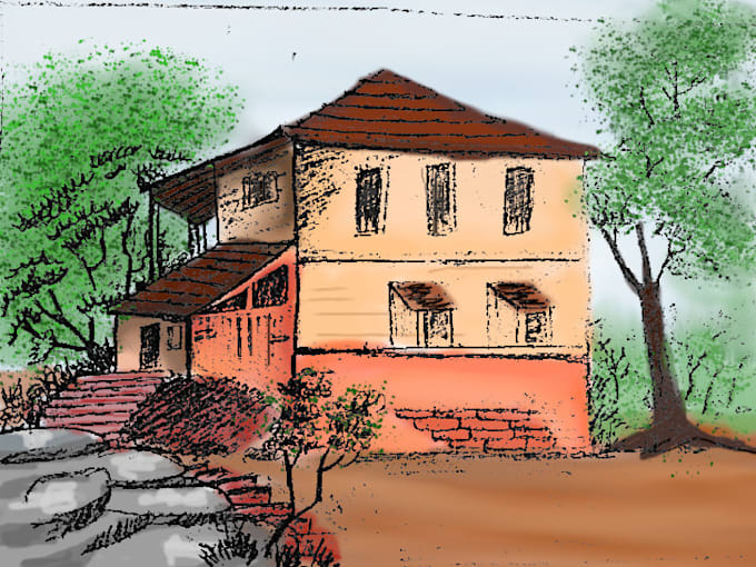 Draw colourful illustrations according to your theme by Juvalin | Fiverr