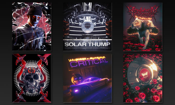 Design unique 3d cover art album animation artwork concept by ...