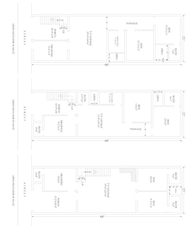 Make 2d floor plan with detail and accurate measurement for any type of ...