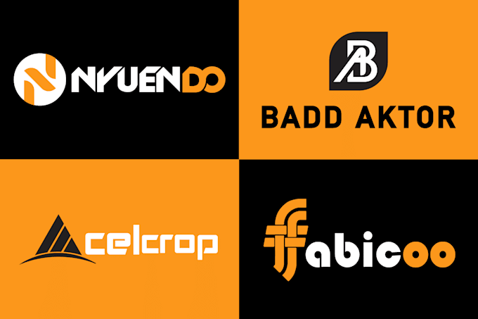 Design creative and professional lettermark, typographic font or text ...