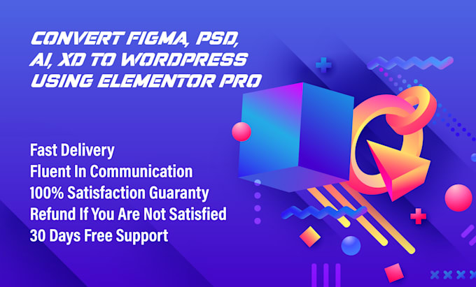 Convert figma, psd, ai, xd to wordpress using elementor pro by Natasha_flint | Fiverr