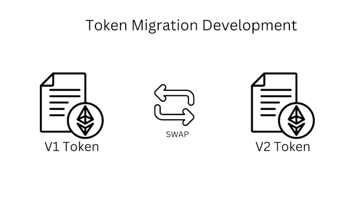 Set up a token migration platform for swapping your v1 to v2 tokens by Yokesh_sankar | Fiverr