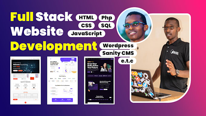 Do responsive web design and development html css javascript php sql website by Wilsonmobisa ...