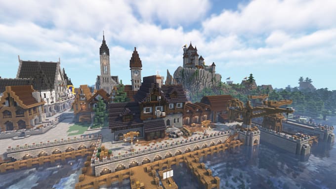 Build anything you want in minecraft by Christianmania | Fiverr
