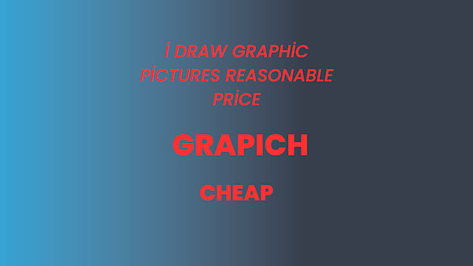 Draw graphic pictures reasonable price by Bahadraygn | Fiverr