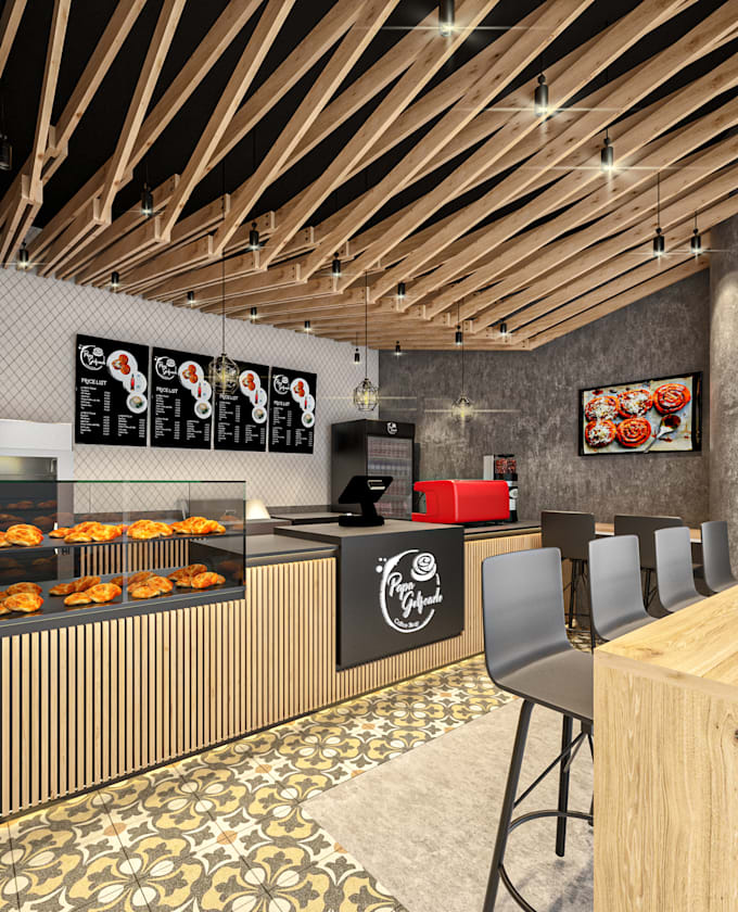 3d render visualization retail stores, shops, interior design by ...