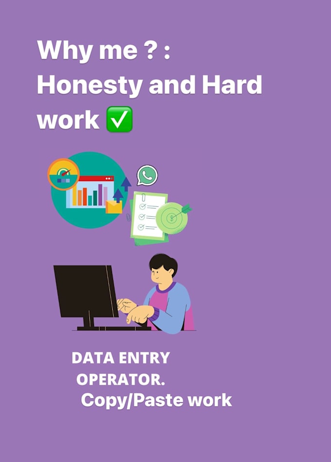 Handle data entry, and copy paste for you by Lahcenid | Fiverr