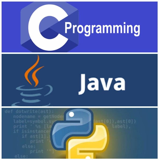 Do Your Programming Codes In C Java And Python Languages By Jeneesha2002 Fiverr 