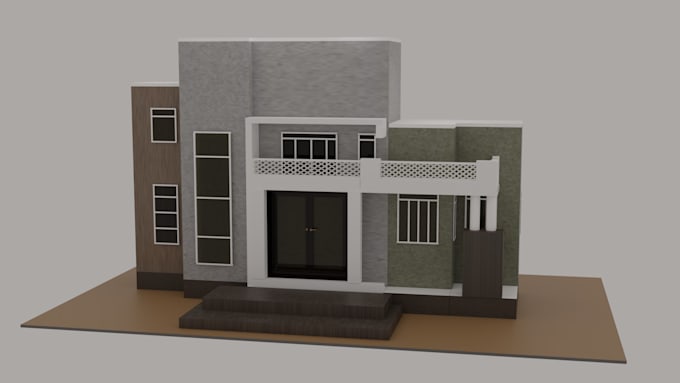 Create blender 3d model and render exterior for buildings by De_xaqib ...