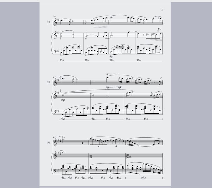 Transcribe your music into sheet score by Pianistcamel | Fiverr