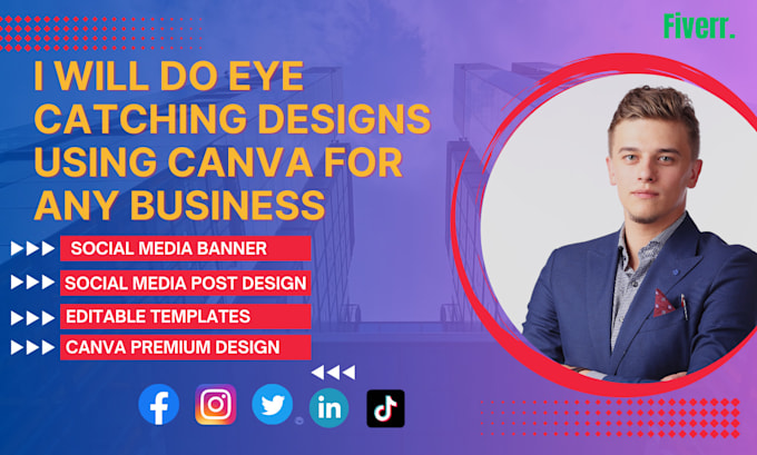 Do Eye Catching Designs Using Canva For Any Business By Rhpparvez Fiverr 