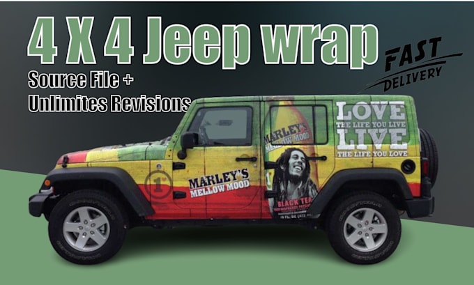 Design jeep wrap, 4x4 jeep wrap design by Bilal_graphix_0 | Fiverr