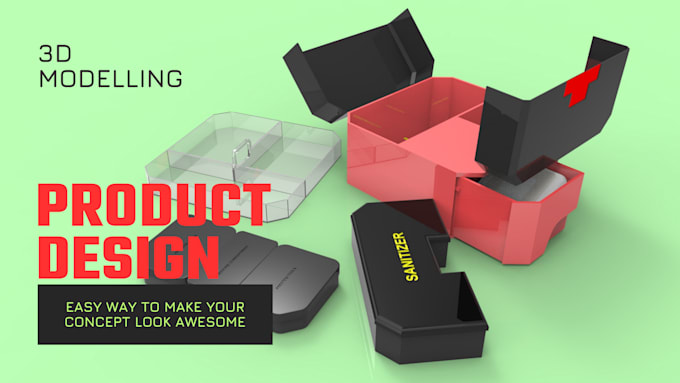 Provide industrial and product design in 3d with photorealistic render ...