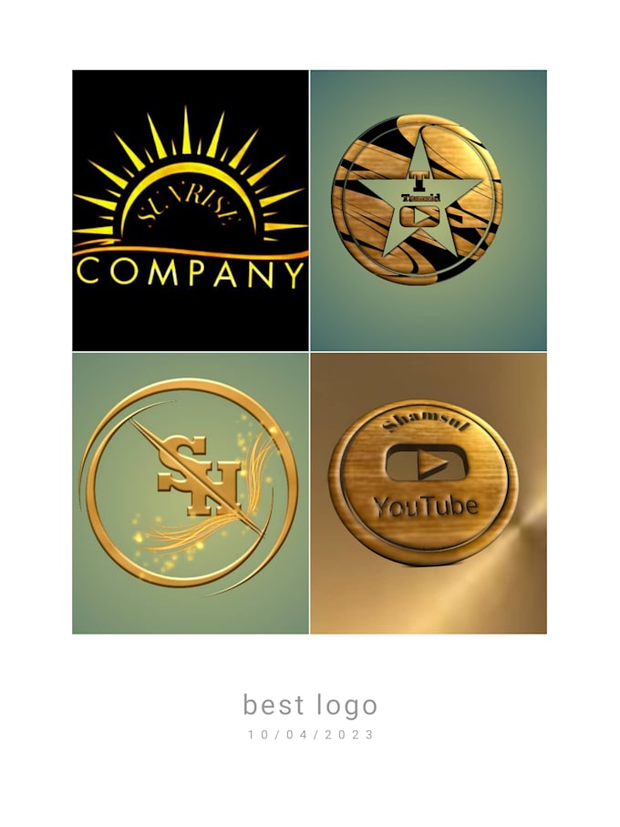 Create a unique professional logo for you sir by Tamzidshanaul | Fiverr