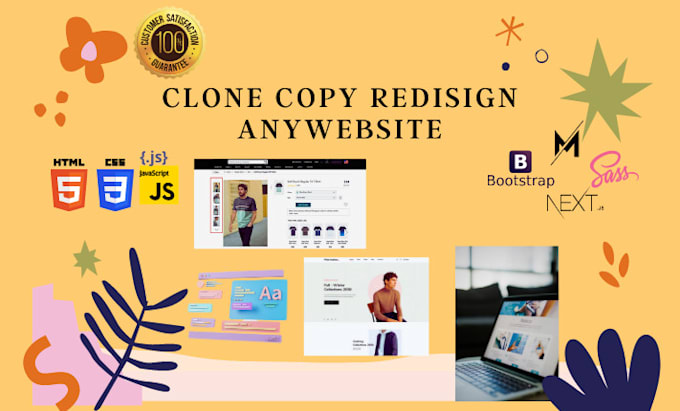 Copy Clone Or Redesign Any Website Using Html Css Js By Pushpenchyprof Fiverr