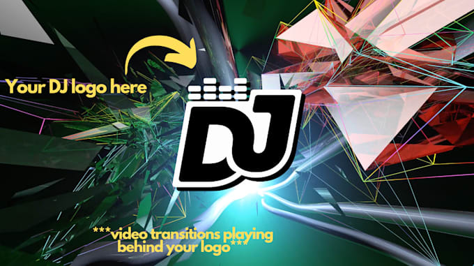 Create a custom dj visualizer video with your dj logo by Steveweigel | Fiverr