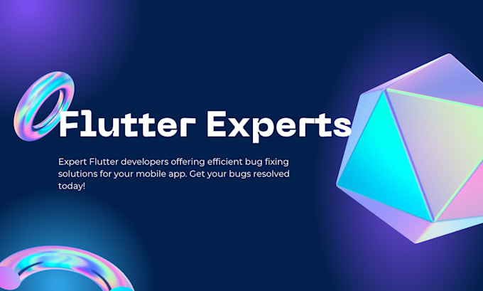 Help you troubleshoot and fix bugs in your flutter app by Adillakhani ... Help you troubleshoot and fix bugs in your flutter app by Adillakhani ...
