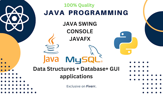 Do Java Programming Java Swing Database Python Cpp Oop Uml By